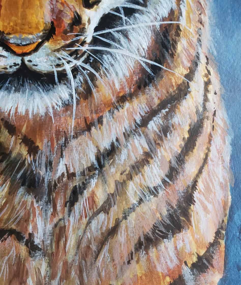 How To Create A Tiger Acrylic Painting (2023) - VeryCreate.com